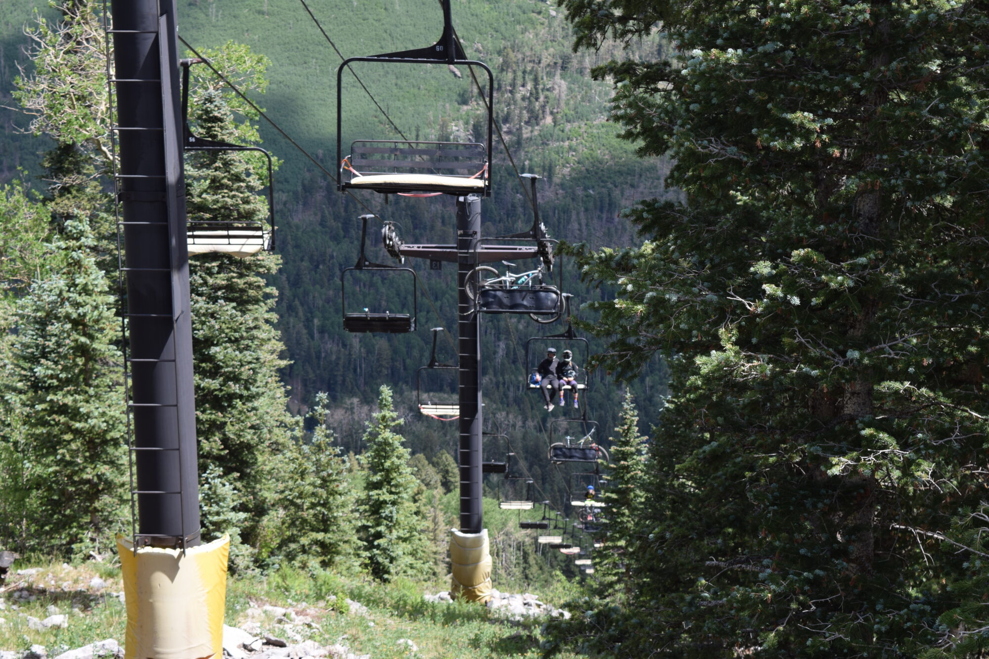 Pajarito mountain bike lift tickets in Los Alamos